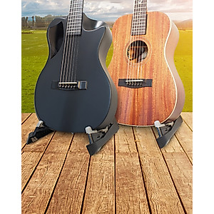 Journey Instruments Collapsible Guitar Stand – JTZJ002 Lightweight Stand for Guitars – Folding ABS Guitar Stand Fitting Any Size Guitars