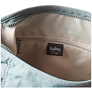 Kipling Women's Belammie Handbag, Organize Accessories, Spacious Interior, Removable Shoulder Strap, Travel Bag, Light Aloe Tonal