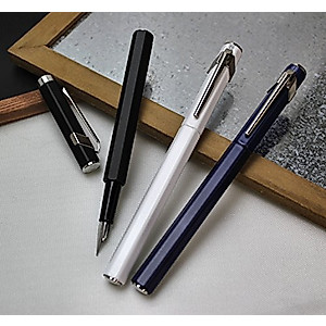 Caran d'Ache 849 0841-009 Fountain Pen, F, Fine Point, Black, Dual Use Type