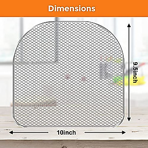 GWY Air Fryer Rack for Oven, 3 PCS Air Fryer Oven Accessories Dehydrator Rack Replacement Tray Cooling Racks for Chefman 6.3 Qt Air Fryer, Power XL Airfryer Pro 6QT Pro Plus 10 Quart Oven 6QT 12.5QT