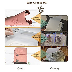 Verkigle Travel Jewelry Organizer, A5 Binder Jewelry Storage Book with Pockets, Foldable Earring Holder with Clear Jewelry Bags for Ring, Studs and Bracelet(70 Grids+70 Thicken PVC Bags)