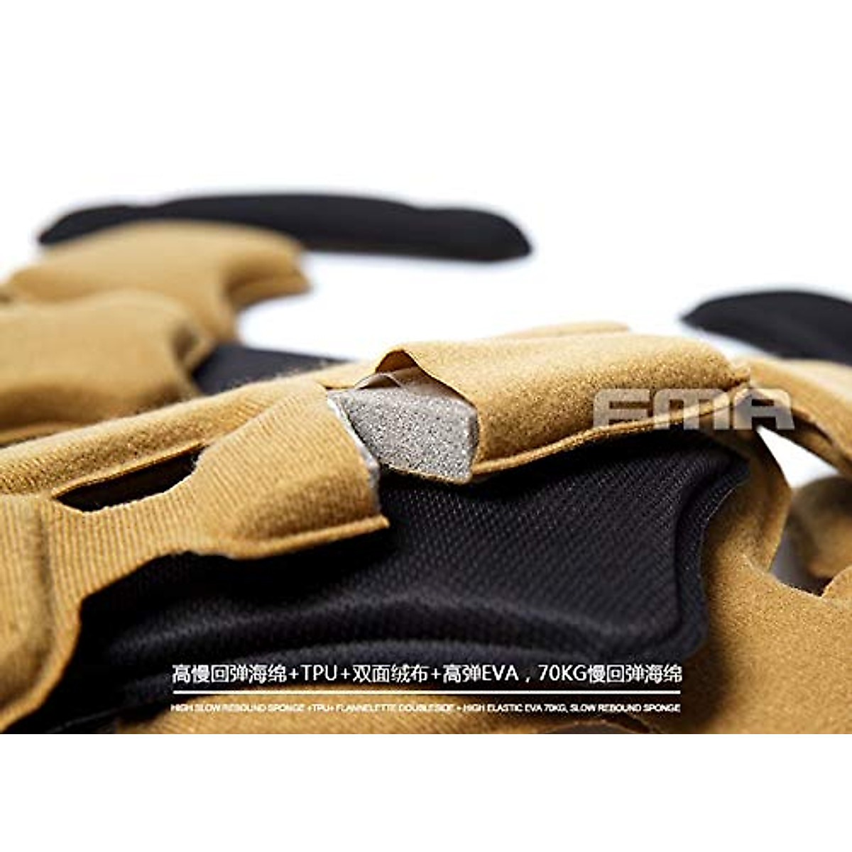 ATAIRSOFT FMA Tactical MT Helmet Pad Set Internal Protective Enhanced Memory Foam Cushion Airsoft Helmet Accessories