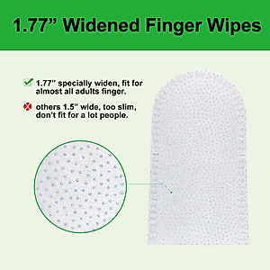 Lisveory Teeth Cleaning Wipes for Dogs & Cats 100 Counts, Reduces Plaque & Freshens Breath, Buildup No-Rinse Dog Finger Toothbrush, Disposable Gentle Cleaning & Gum Care Pet Wipes