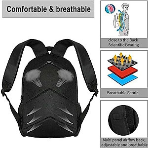 Oyb Unisex Anime Backpack 3d Printed Cartoon Bags Lightweight Large Casual Daypack Black5-16.5IN
