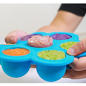 Egg Bites Molds for Instant Pot Accessories, Freezer Ice Cube Trays Silicone Food Storage Containers with Lid, 5,6,8 qt Pressure Cooker