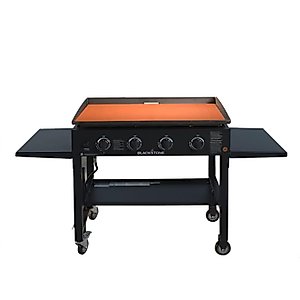 OTCPP Silicone Griddle Mat for Blackstone 36 Inch Griddle, Heavy Duty Food Grade Silicone Mat, Protect Griddle from Rodents, Insects, Debris, and Rust(Orange 36inch)