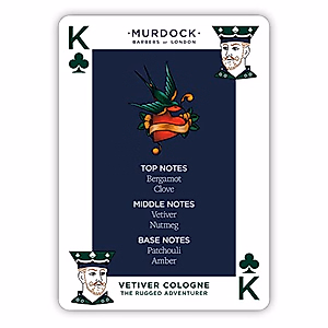 Murdock London Vetiver Cologne | Earthy, Refreshing, Adventurous | Citrus & Lavender with Herbal Finish | 3.4 oz