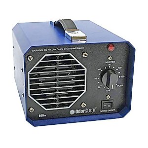 OdorStop OS600UVFBA Travel/Mini Size Ozone/UV Air Purifier for Areas of 600 sq ft and above