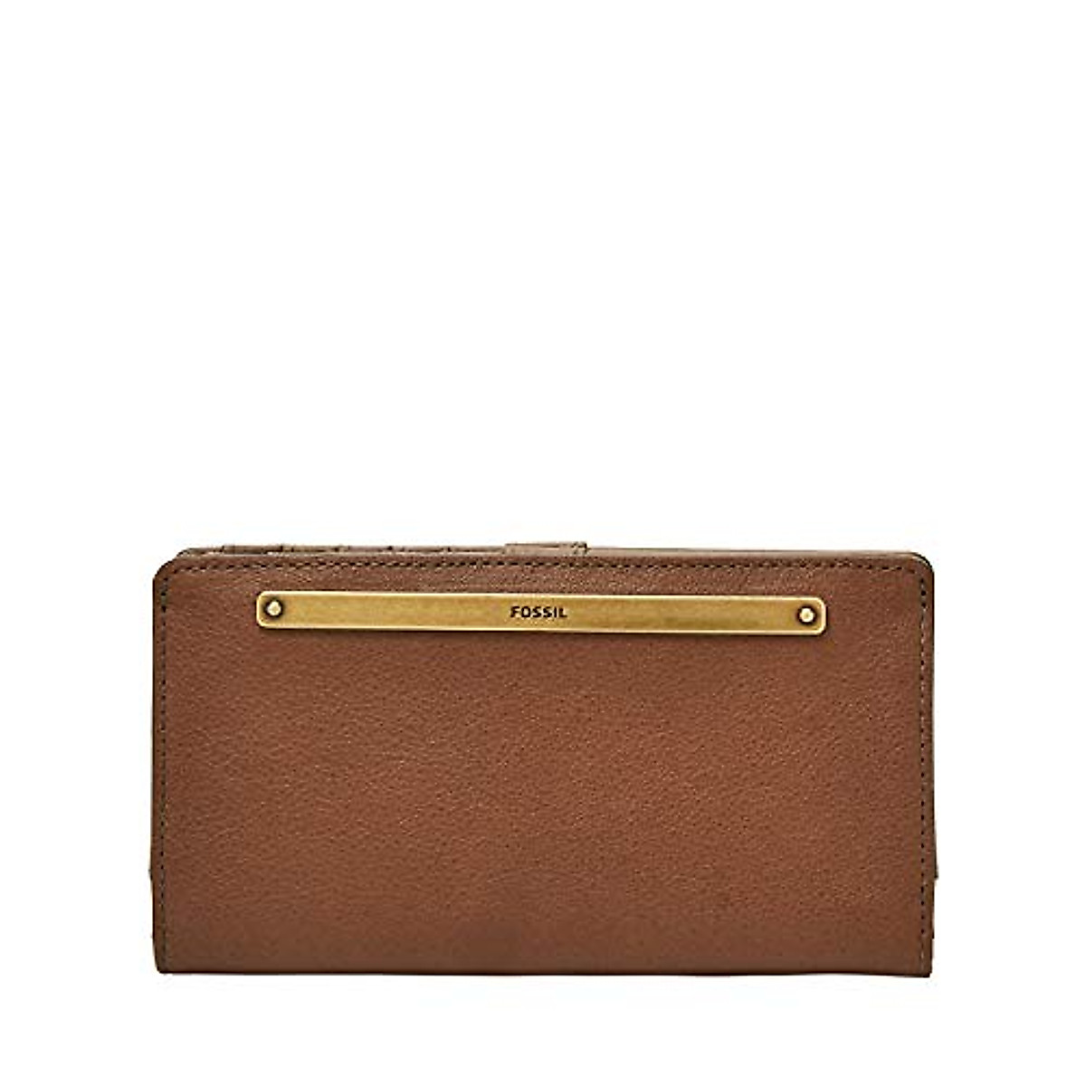 Fossil Women's Liza Leather Wallet Slim Minimalist Bifold, Brown (Model: SL7891200)