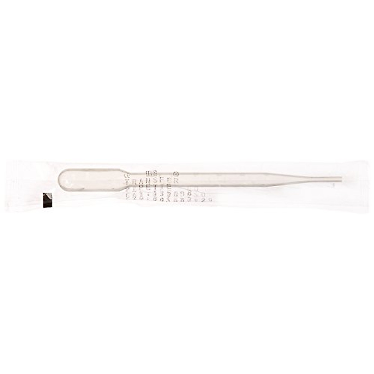 Globe Scientific 135038-100 LDPE Graduated Transfer Pipet, Large Bulb, Sterile, Individually Wrapped, Cellophane Wrap, 155mm Length, 7.0mL Capacity (Pack of 100)