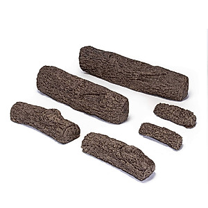 Peterson Fyreside 24-inch Live Oak Log Set with Vented Burner, Match Light (Natural Gas Only)