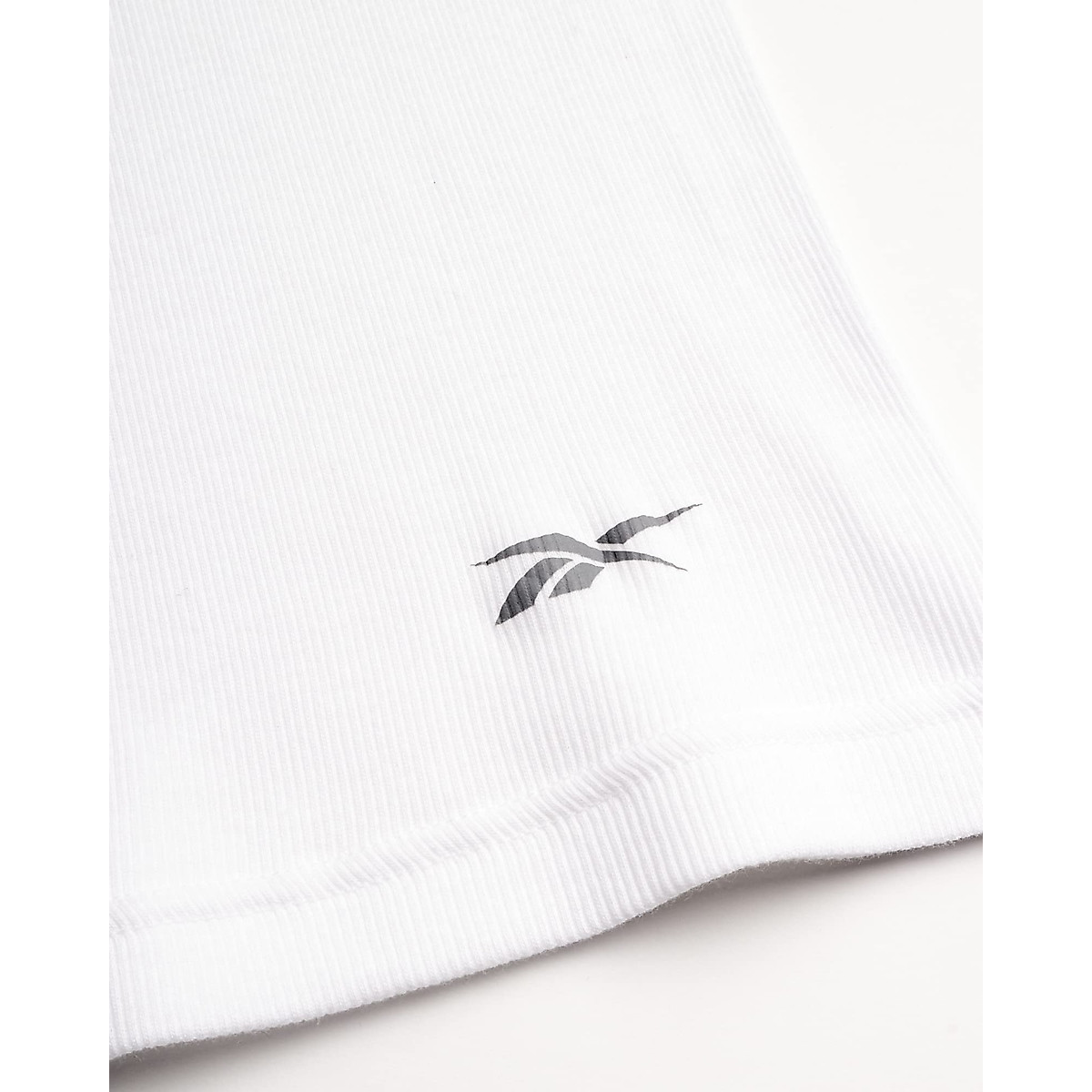 Reebok Men’s Undershirts – Soft Breathable A-Shirt Tank Top (3 Pack), Size Large, All White