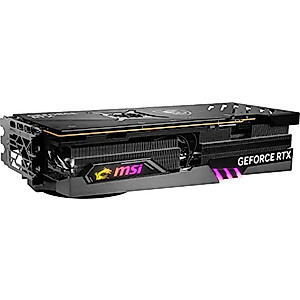 MSI Gaming GeForce RTX 4090 24GB GDRR6X 384-Bit HDMI/DP Nvlink Tri-Frozr 3 Ada Lovelace Architecture Graphics Card (RTX 4090 Gaming Trio 24G)