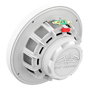 wet sounds | Recon 6 XW-W | High Output Component Style 6.5" Marine Coaxial Speakers with White Grille