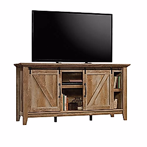 Sauder Dakota Pass Credenza, For TV's up to 70", Craftsman Oak finish