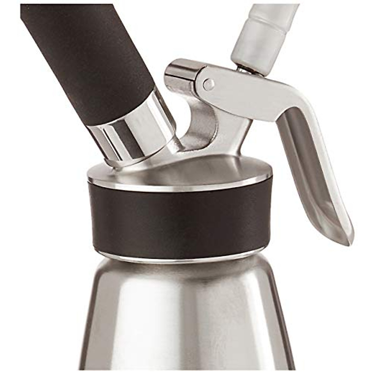 iSi North America Cream Profi Whip Professional Cream Whipper For All Cold Applications, Stainless/Black, 1 Quart
