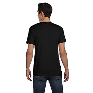 Canvas 3001U Unisex Short-Sleeve Jersey T-Shirt - Black - XX-Large