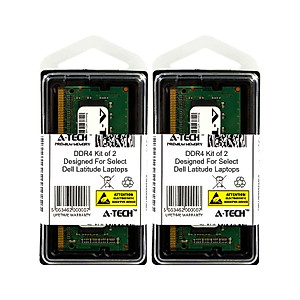 A-Tech 8GB Kit (2 x 4GB) for Dell Latitude 7000 Series 7214 7270 7414 7470 7480 7490 E7214 E7270 E7414 E7470 E7480 E7490 2666Mhz DDR4 Laptop & Notebook Memory Ram Modules