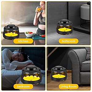 2 Pack Flea Traps for Inside Your Home,2023 𝗨𝗽𝗴𝗿𝗮𝗱𝗲𝗱 Flea Trap with LED Light for Indoor,Flea Killer Bed Bug Trap with 20 Sticky Pads,Sticky 𝗙𝗹𝗲𝗮 𝗧𝗿𝗮𝗽,Safe for Kids,Friendly to Pets