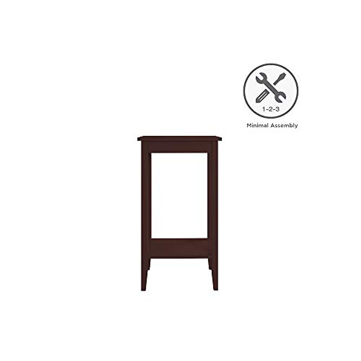 DHP Rosewood Tall End Table