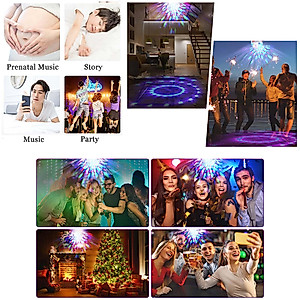 Metchite Smart Light Bulbs Big Bluetooth Speaker 5 Colors Remote Control with Electronics E26/E27 Screw Socket Enlarged Size Color Changing Light Bulb for Party KTV DJ Christmas Bar Garage Not A Fan