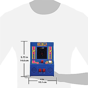 Basic Fun Arcade Classics - Ms Pac-Man Retro Mini Arcade Game,Multicolor