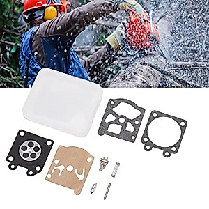 Carburetor Carb Repair Kit, Chainsaw Gasket Replacement Accessories Rebuild Kit Replaces for Walbro K11 Wat for 024 MS240 026 MS260 Garden