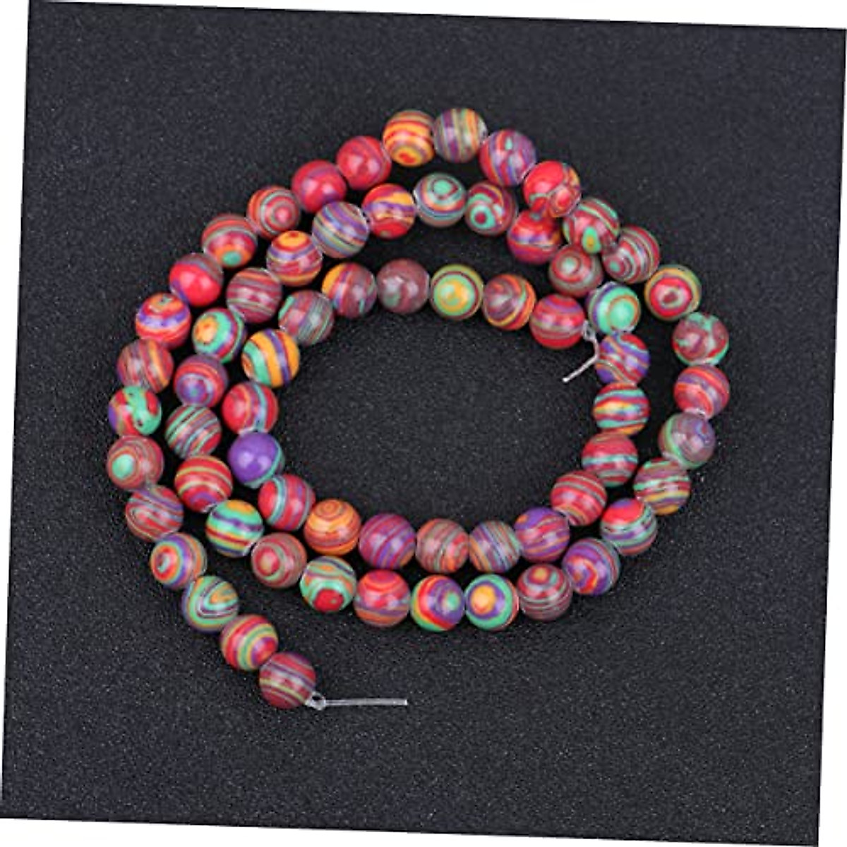 48pcs Bracelets in Bulk Jewelry Accessories Gemstone Bracelets Jewelry Making Accessories Malachite Beads DIY Accessories Kit Beading Kits Jewelry Beads Loose Beads Spacer Beads