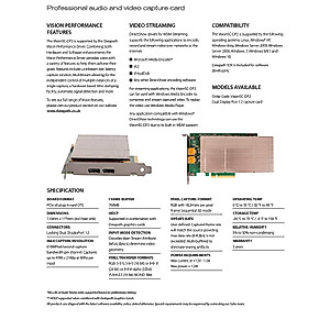 Datapath VisionSC-DP2 Dual Port 4K DisplayPort Capture Card