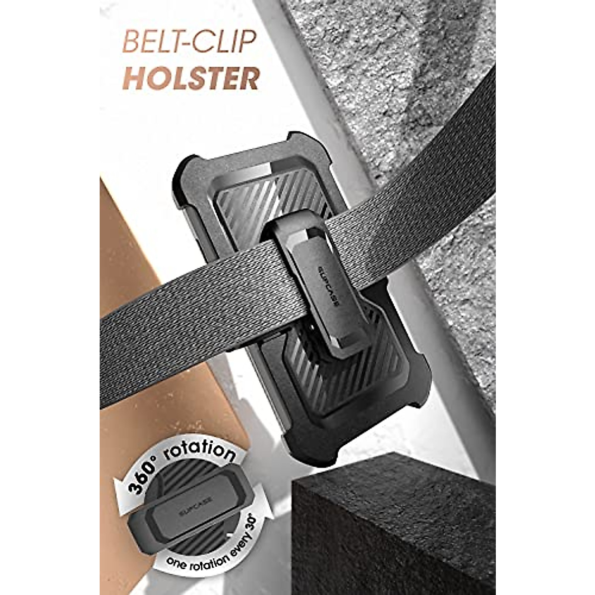 SUPCASE Unicorn Beetle Pro Series Case for Samsung Galaxy Note 10 (2019 Release), Full-Body Rugged Holster & Kickstand without Built-In Screen Protector (Black)