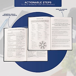 The Performance Planner | Linen Edition | By Zig Ziglar | 6x9 inch Hardcover Daily Planner Journal and For Daily Weekly Monthly and Yearly Goal Setting And Achieving