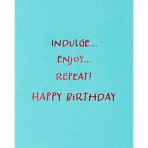 Papyrus Funny Cat Birthday Card (Indulge)