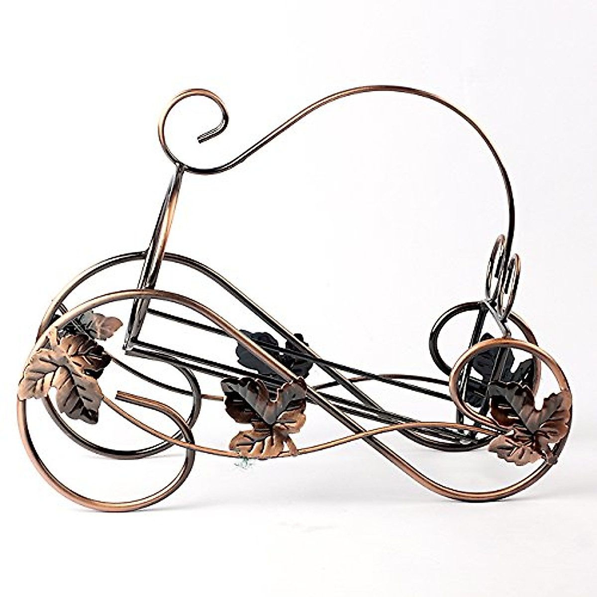 Muellery Decorative Wine Bottle Holder Single Bottle Tabletop Countertop Centerpiece Décor Carriage Design TPKZ37724