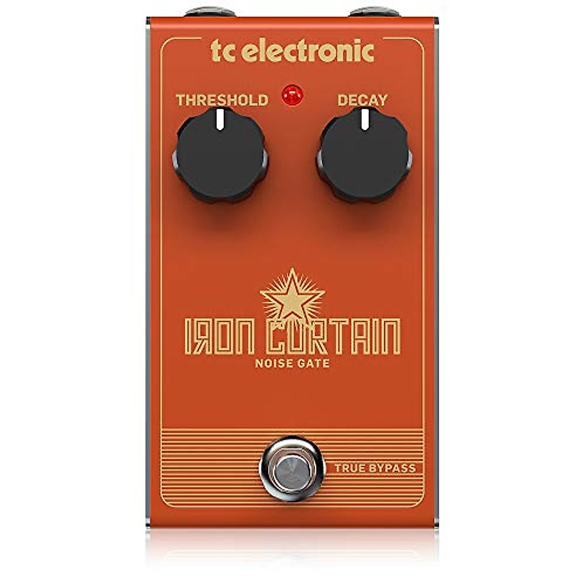 TC Electronic IRON CURTAIN NOISE GATE Ultra Fast and Efficient Noise Gate with 2-Knob Interface