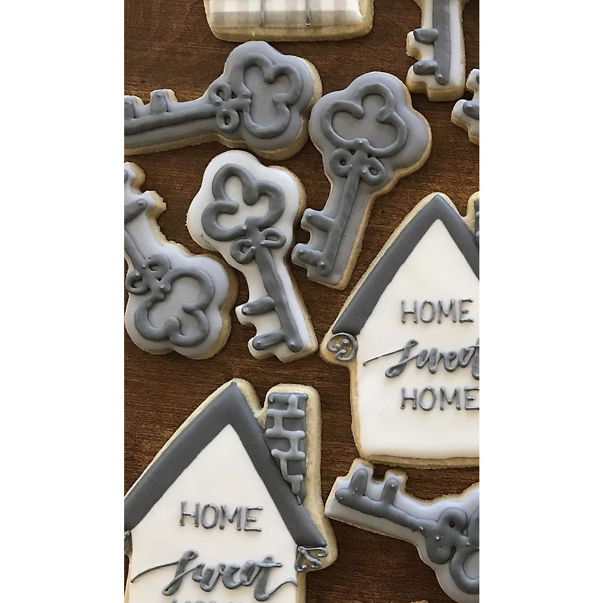 Real Estate Cookie Cutters 2-Pc. Set Made in USA by Ann Clark, House, Key