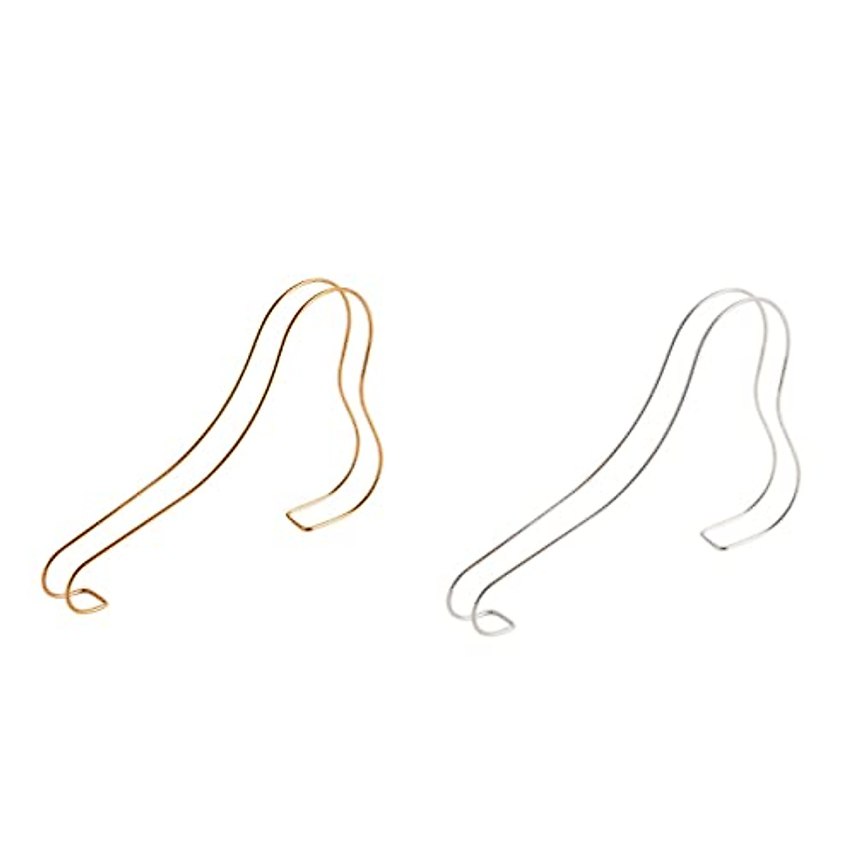 Happyyami Shoe Display Stand 2PCS Stainless Steel High Heel Shoe Display Stand Sandal Shoes Display Shoes Supporter Forms Inserts Shaper Forms Inserts Trees for Women Sandals Shoe Form Inserts