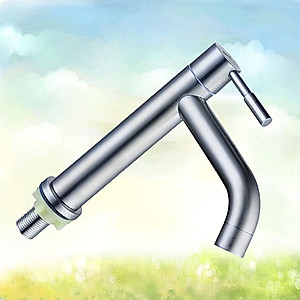 Zerodeko Waterfall tub spout Modern Bathroom Faucet Bathtub faucets Vanity Faucet Single Hole Kitchen Faucet Stainless Steel Water Tap Outdoor Spigot to Rotate Container Thermostat