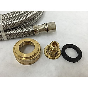 Easy-Clean Auto-Fill Water Bowl with Indoor Installation Kit and 25 foot of Poly-tubing,Blue