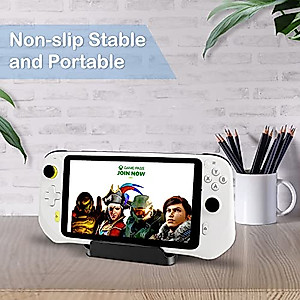 marspell Stand Base Compatible with Logitech G Cloud Gaming Handheld, Bracket / Dock / Holder for Steam Deck/Switch/Tablet, Black