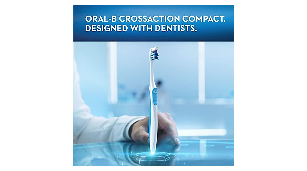 Oral-B CrossAction Compact Toothbrush - 6 Count Soft Pack