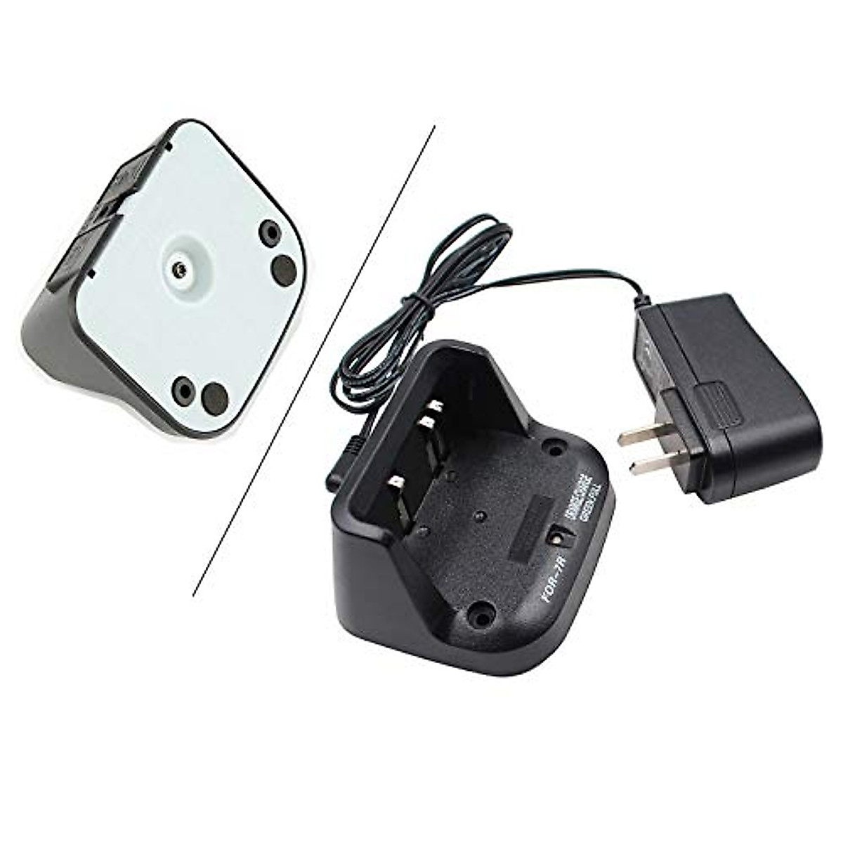 abcGoodefg Battery Charger for Yaesu Vertex VX-5 VX-5R VX-5RS VX-6 VX-6R/E VX-7R VX-7RB VXA-700 VXA-710 Standard Horizon HX460 HX460S HX460SB HX460SS HX471 HX471S HX471SB HX471SS FNB-58 FNB-58Li