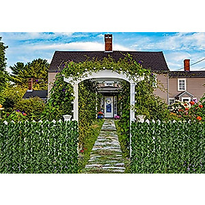 DearHouse 118x39.4in Artificial Ivy Privacy Fence Wall Screen, Artificial Hedges Fence and Faux Ivy Vine Leaf Decoration for Outdoor Garden Decor