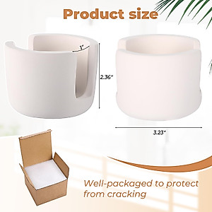 BOJDOPIE Diatomite Sponge Holder for Kitchen Sink, Water Absorbing Sink Stone Drying Caddy, Quick Dry Dish Sponge Organizer for Kitchen Bathroom (Beige)