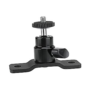 CAMVATE 1/4"-20 Ball Head with Bottom Pedestal Mount for Monitor/Surveillance System Support - 2324