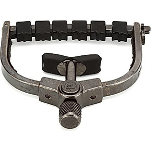 Made in the USA Paige Clik PC-12-ETI Guitar Capo for 12-String Guitars (Black Nickel), Made for 12 String Guitars with an Easy 1-Handed Adjustment with a Quick-Release Button