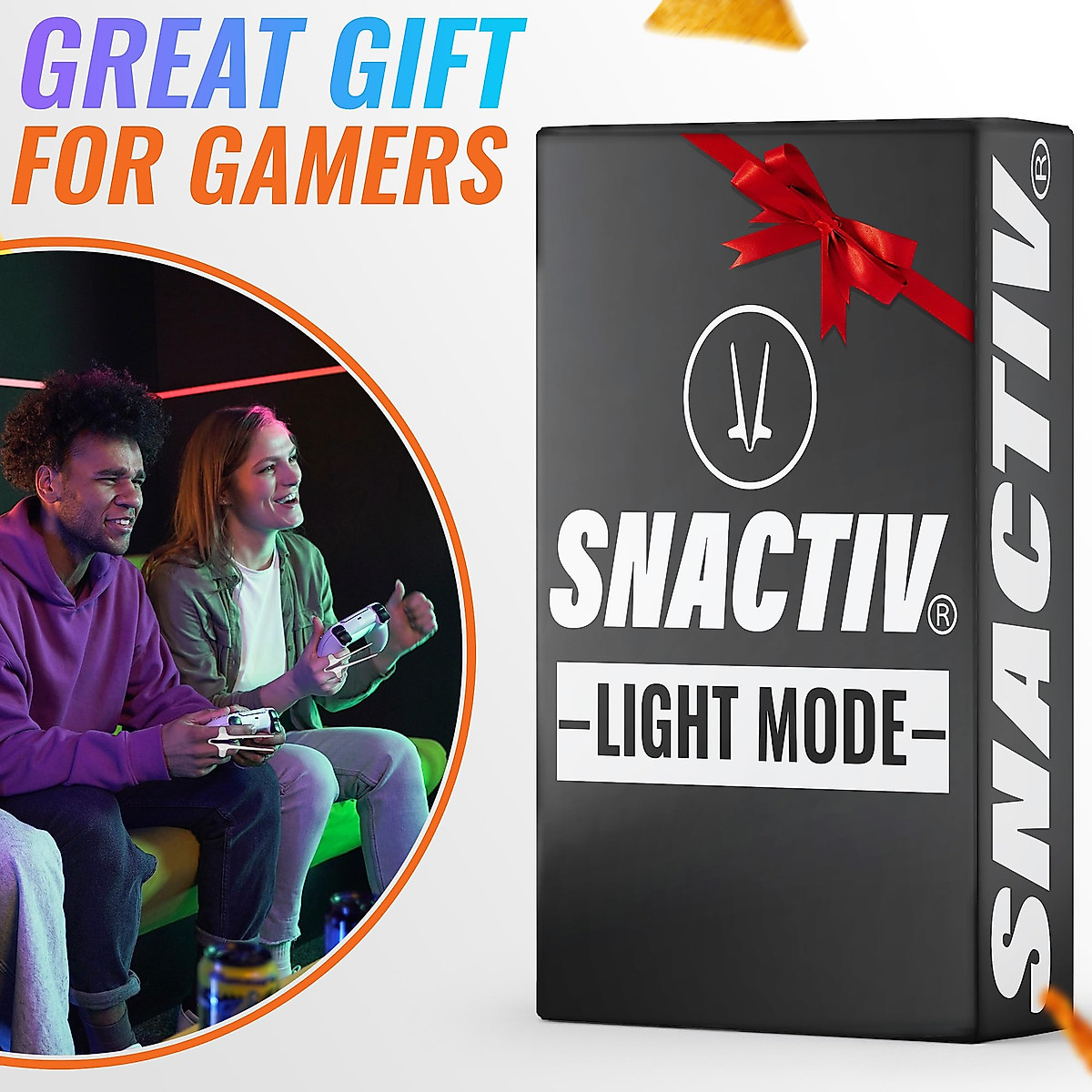 SNACTIV - Light Mode - The Official Snacking Tool of the Future, as seen on Shark Tank!, White, One Size