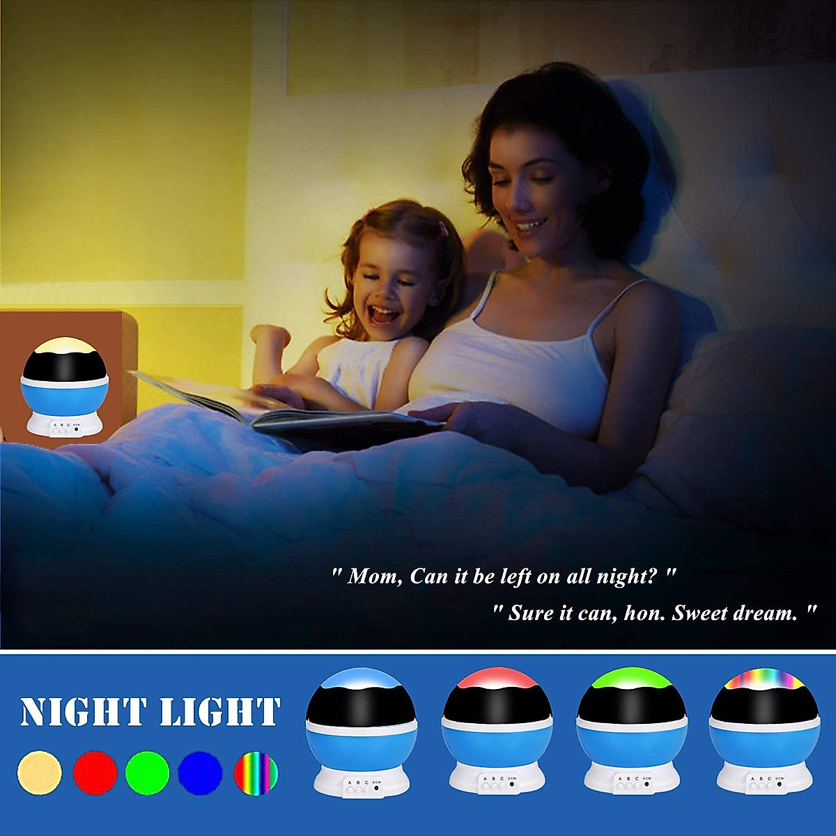 HONGID Dinosaur Night Light for Kids,Night Light Projector Built-in 12 Light Songs 360 Degree Rotating 16 Colorful Lights for Children Kids Birthday, Parties.Baby Stuff