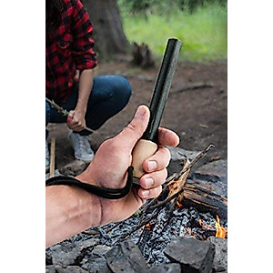 Arcadia Gear Fat Boy Ferro Rod | Extra Large 3/4" D x 6" | Long Term Survival Tool