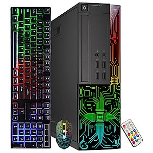 Dell Custom Built OptiPlex Computer Desktop Intel Core i7 Processor 3.40 GHz, 16GB RAM 1TB SSD, GeForce GT 1030 2GB, Windows 10 Home Wi-Fi Gaming PC Keyboard & Mouse HDMI (Renewed)
