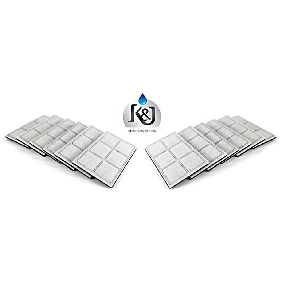 K&J 12-Pack of Drinkwell Platinum Compatible Premium Charcoal Water Filters